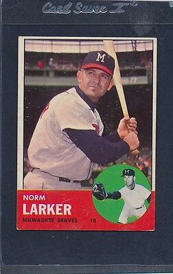 1963 Topps #536 Norm Larker Braves EX 63T536-90316-3 | eBay
