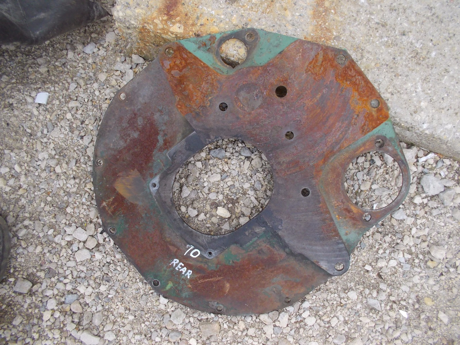 Oliver 70 rowcrop Tractor Oliver engine motor mounting plate bracket ...