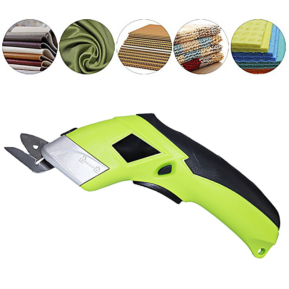 Cordless Electric Scissors Tailor Leather Cloth Shears Cutter Cutting JC | eBay
