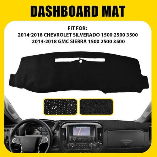 Dash Cover For 2014-18 Chevy Chevrolet Silverado GMC Sierra Dashboard ...