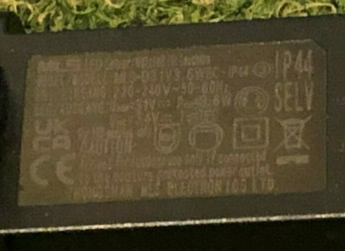 Zhongshan MLS MLS-D31V3.6WBC 31V 3.6W POWER SUPPLY ADAPTER LED LIGHTS ...