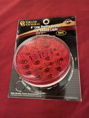 4” Round torsion RED Stop/ Tail/ Turn LED W plug~ 20 diode ~ Grand ...