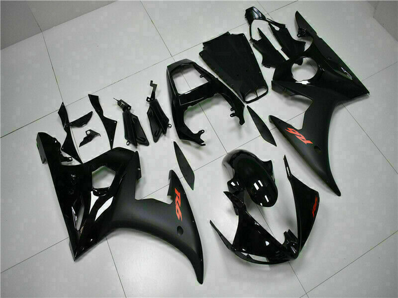 Raven Fairing Matte Black Bodywork for YAMAHA YZF R6 2003-2005 & 2006 ...