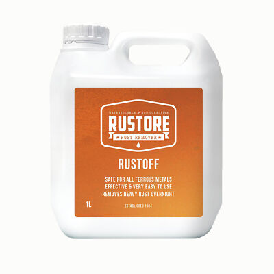 Rustore Rustoff Rust Remover Solution - 1 Litre (Non Corrosive / Non ...