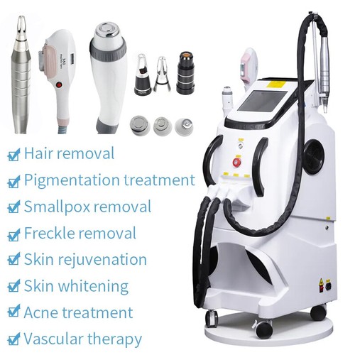OPT IPL Elight Picosecond Laser Tattoo Hair Removal Machine RF Freckle ...