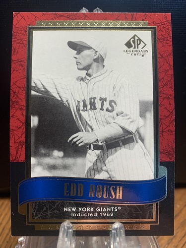Edd Roush 2003 SP Legendary Cuts #34 BASEBALL Card | eBay
