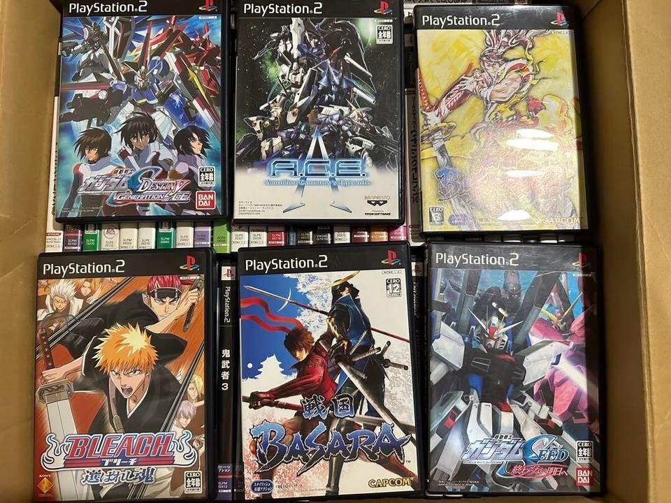 Sony PlayStation2 PS2 black SCPH-30000 Console Working NTSC-J Region ...