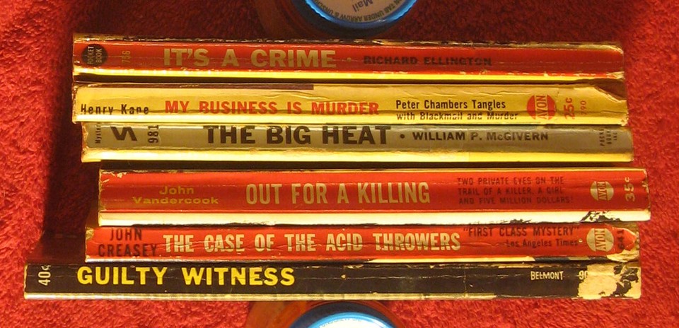 Lot of 6 Sex & Crime Paprbcks, Neo-pulp Lite sleaze w' great vintage ...