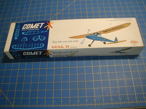Vintage Comet Models "Gull II" Balsa Model Airplane Kit - NIB | eBay