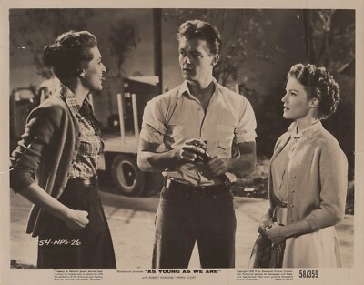 Robert Harland + Pippa Scott in As Young as We Are (1958) Vintage Photo ...