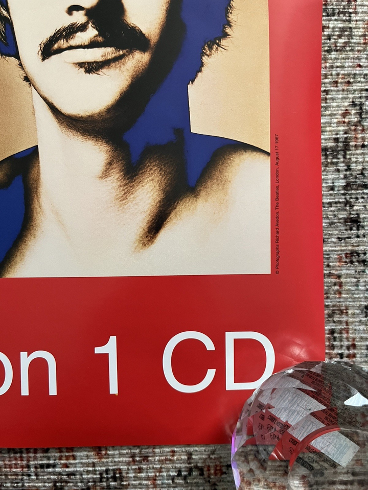 BEATLES-One 2-SIDED PROMO POSTER | Capitol 2000 | 18x24 | John Paul ...