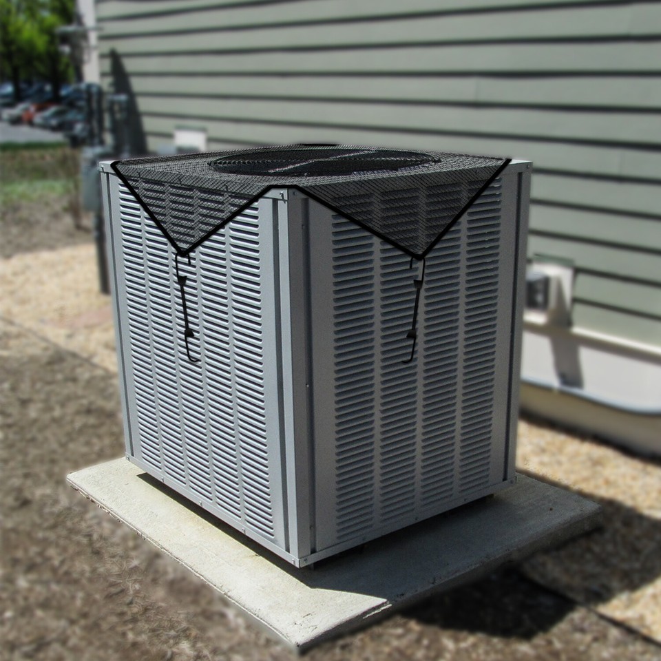 TANG Outside Air Conditioner Mesh Cover Winter Summer AC Vent ...