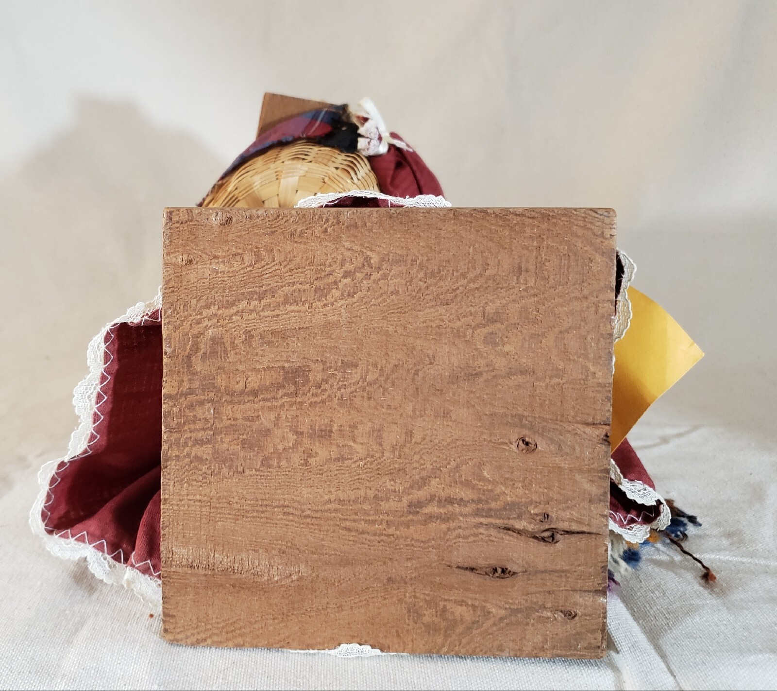 Vintage Annette Sutton Apple Doll Textile Peddler Grandma Woman Baking ...