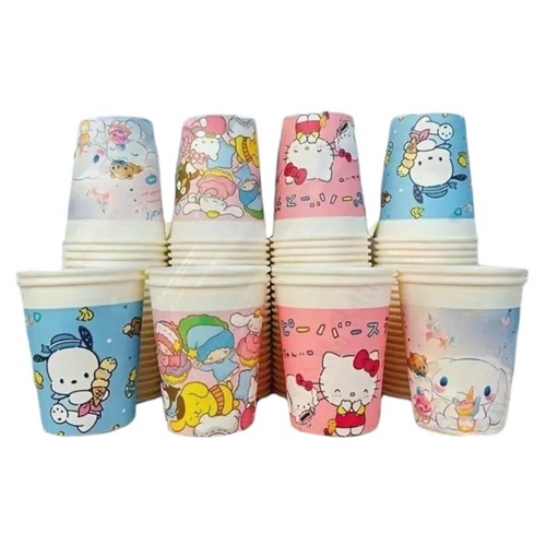 Sanrio Hello Kitty 50-Pack Thickened Disposable Paper Cups All Occasion ...