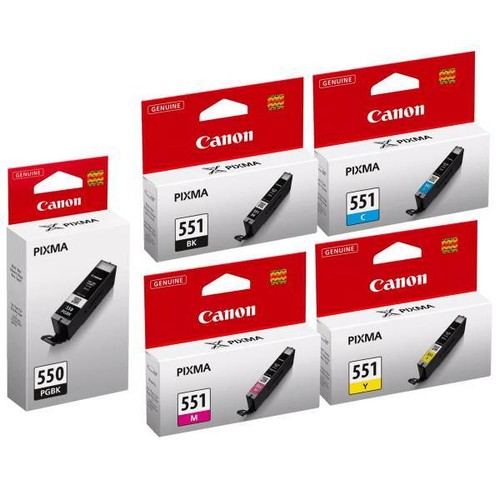 Canon PGI-550 XL | CLI-551 XL OR CLI-551 | PGI-550 Inkjets GENUINE ...