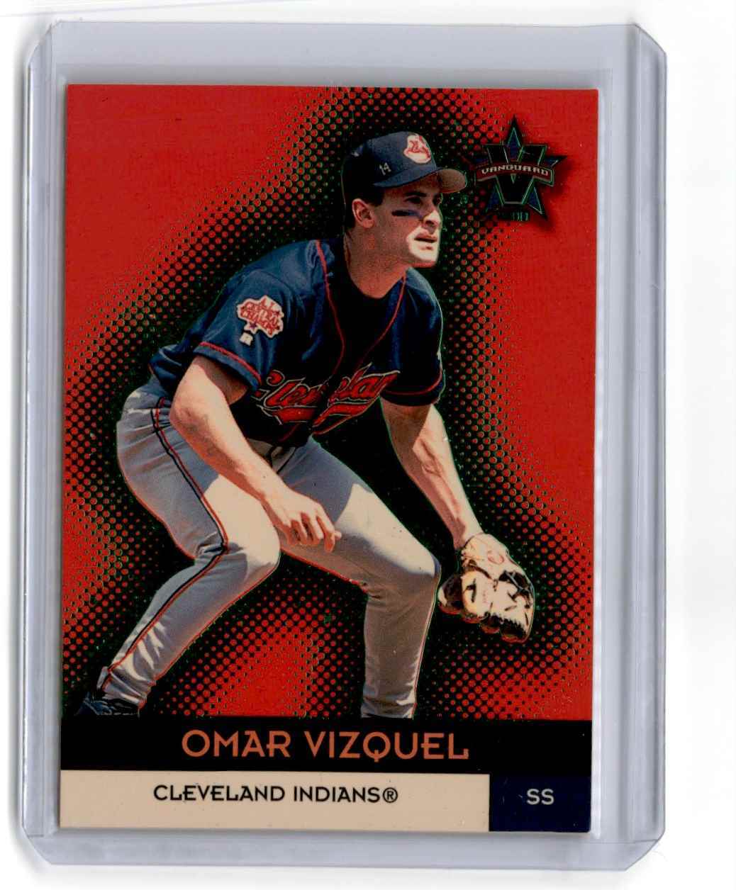 2000 Pacific Vanguard Green Omar Vizquel 56/99 Cleveland Indians #18 | eBay