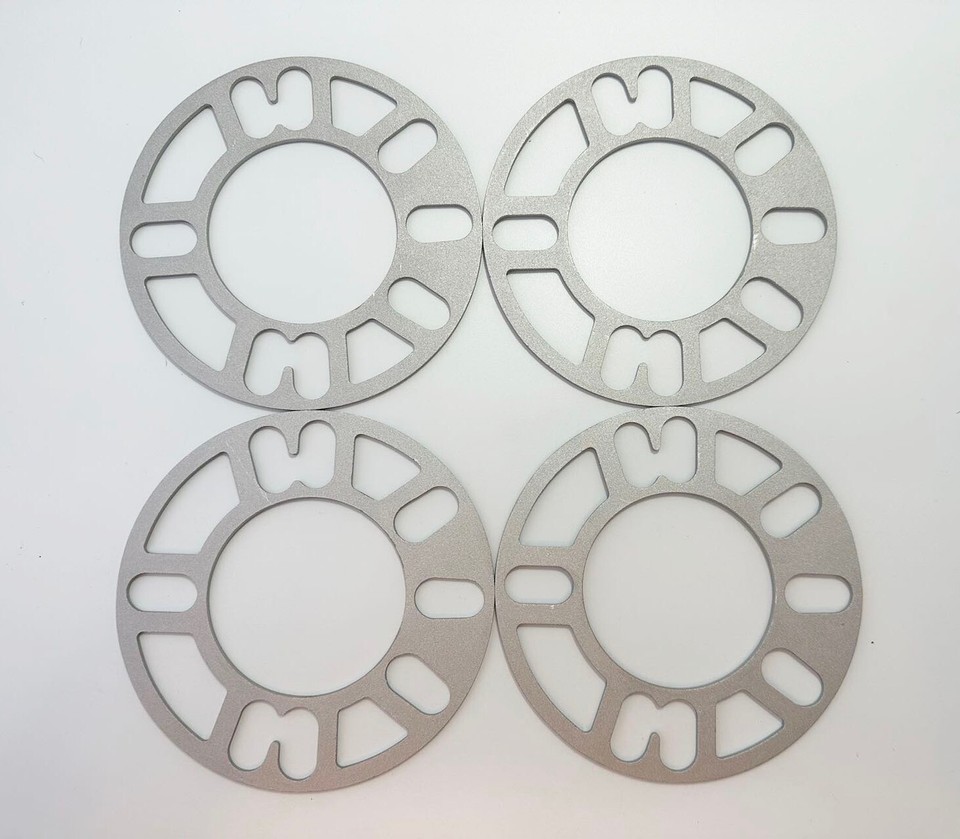 4Pc Wheel Spacers 3mm Universal For 4x98 4x100 4x108 4x110 4x114.3 ...