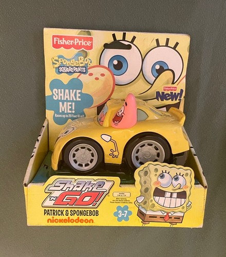 FISHER-PRICE NICKELODEON Shake N’ Go Patrick and Spongebob Car 2012 NIB ...
