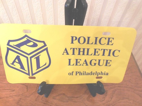 Vintage Police Athletic League Of Philadelphia License Plate | eBay