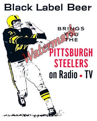 NFL 1962 Pittsburgh Steelers Pocket Schedule Cover REPRINT 8 X 10 Photo ...