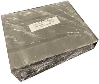 Supersafe Soft Vinyl 2x2 Coin Safe Flips Bulk Of 1000 High Quality ...