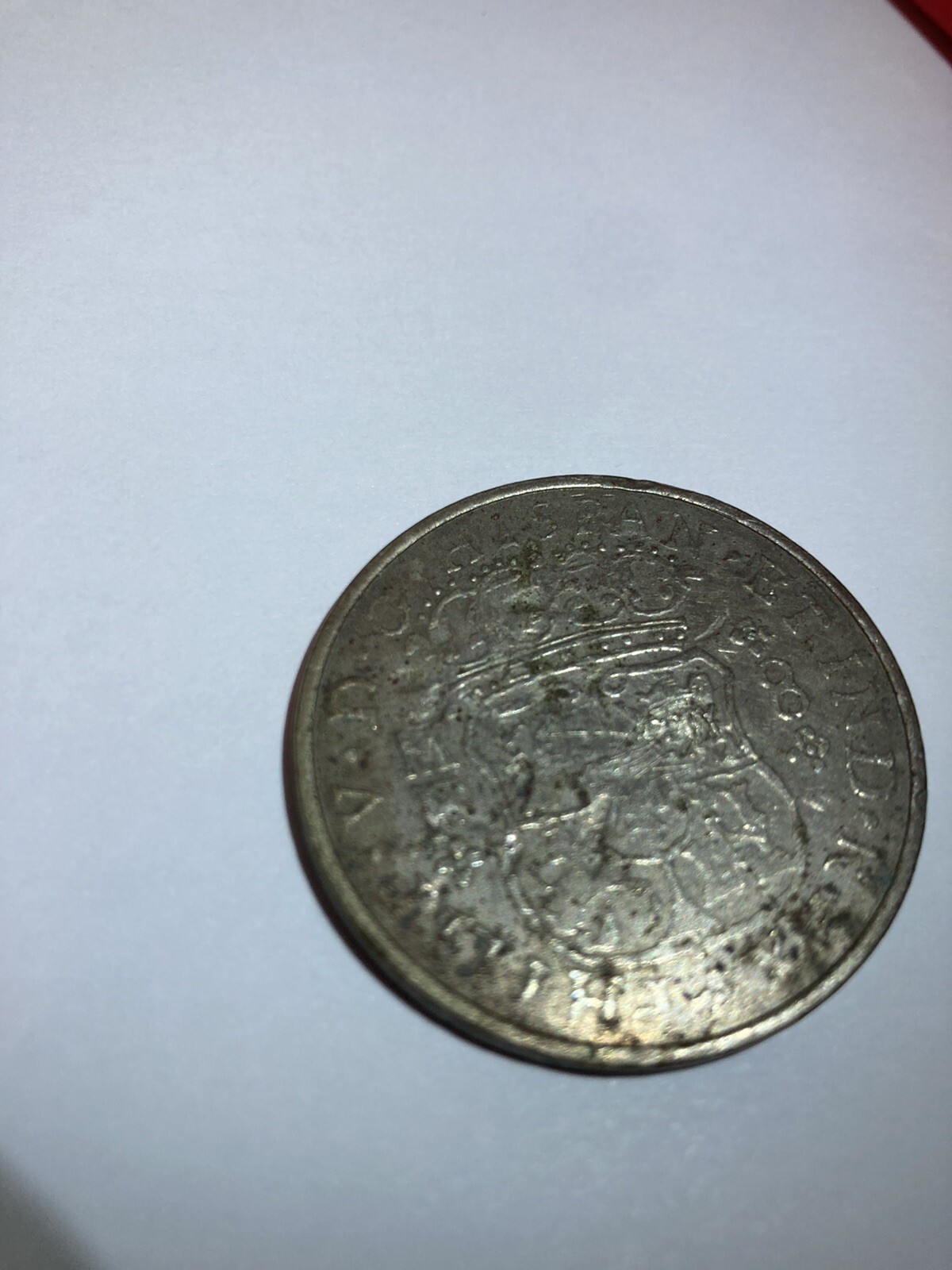 ANTIQUE 1748 VTRAQUE VNUM MEXICO FERDND VI D G HISPAN ET IND REX SILVER ...