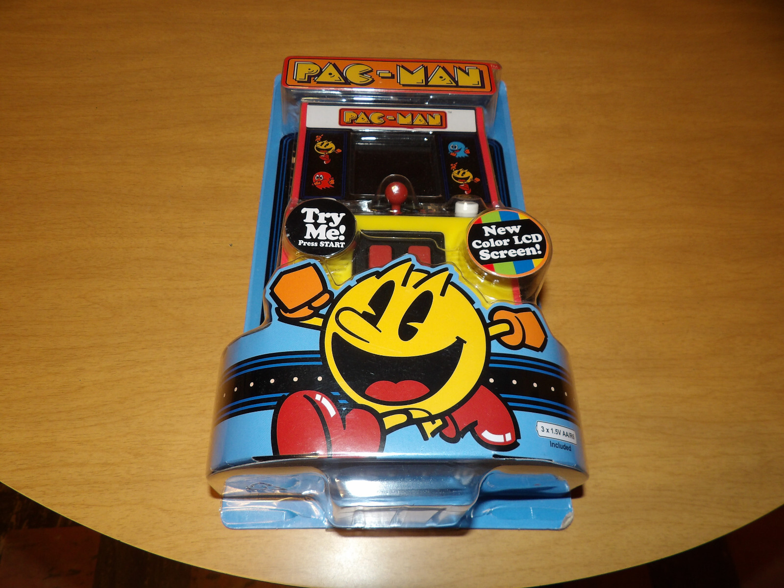 Bandai Namco 2021 Pac-Man Mini Arcade Game Handheld Classic Basic Fun ...