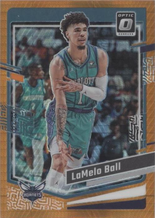 2023-24 Panini Donruss Optic - LaMelo Ball #29 Orange Hyper Prizm /99 ...