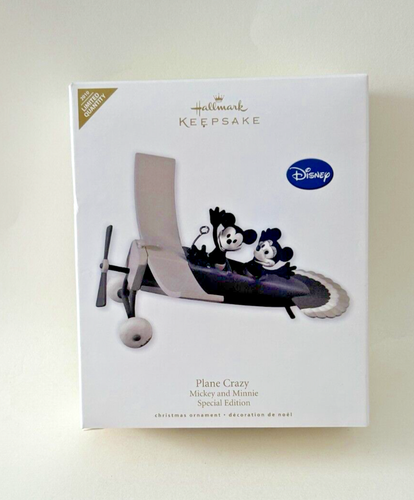 Plane Crazy - Mickey & Minnie - 2010 Special Edition Hallmark Ornament ...
