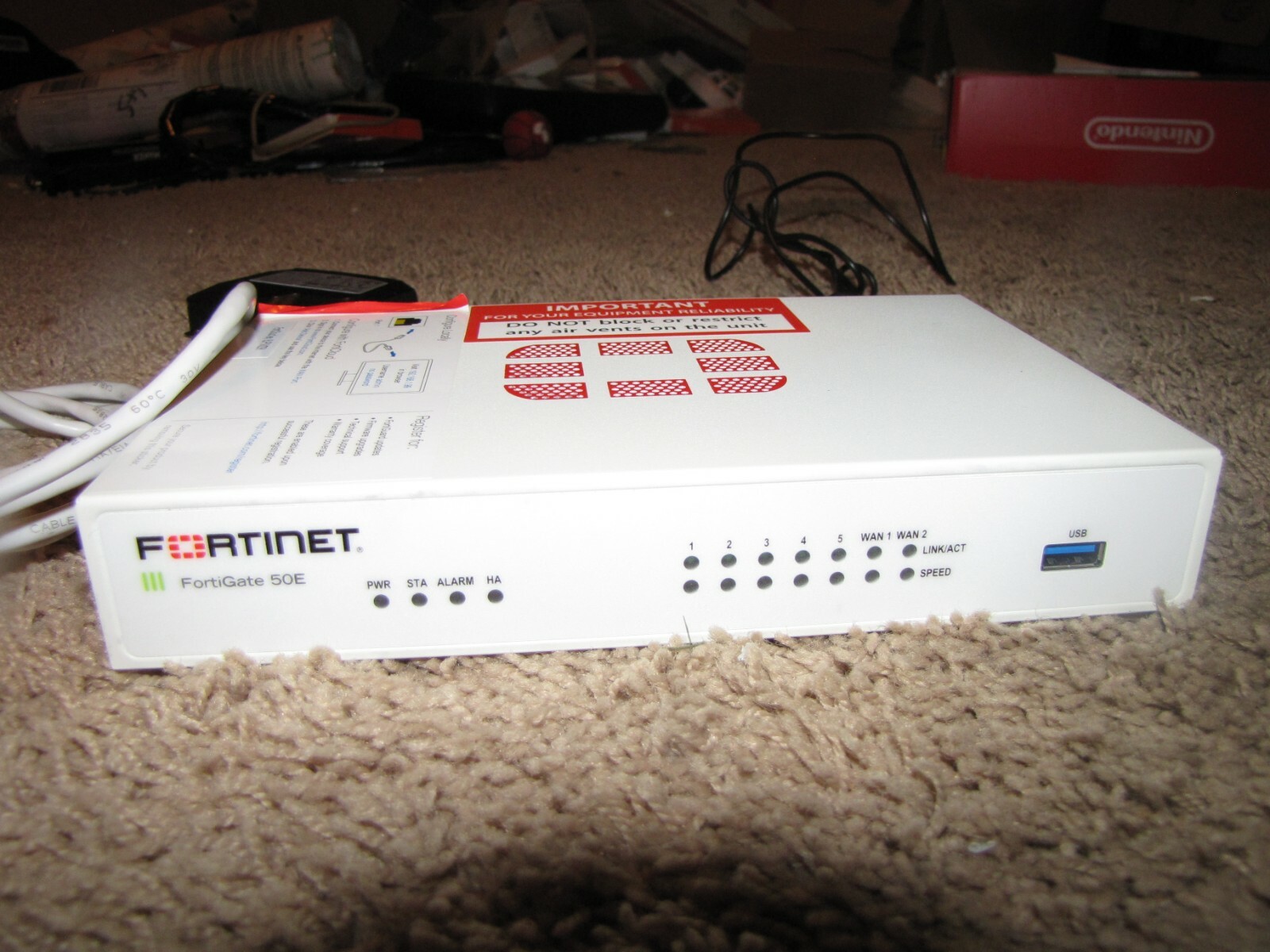 FORTINET FortiGate 50E Firewall Appliance Network Security FG-50E | eBay
