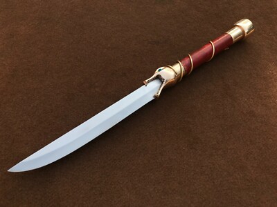 Handmade 5160 Spring Steel Tomb Raider Dagger of Xian, Short Sword ...