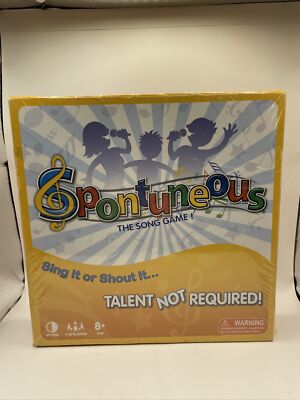 Spontuneous The Song Game Sing It Or Shout It 4-10 Players for Ages 8 ...