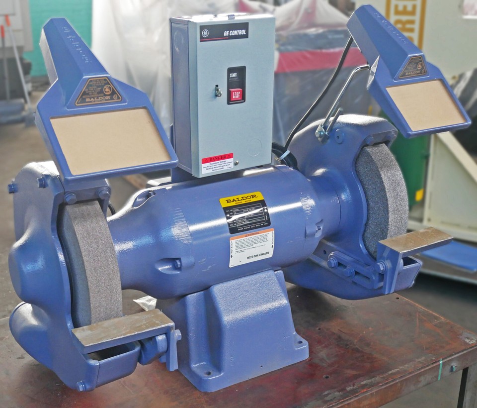 Baldor 12" Industrial Pedestal Grinder, 1217W | eBay