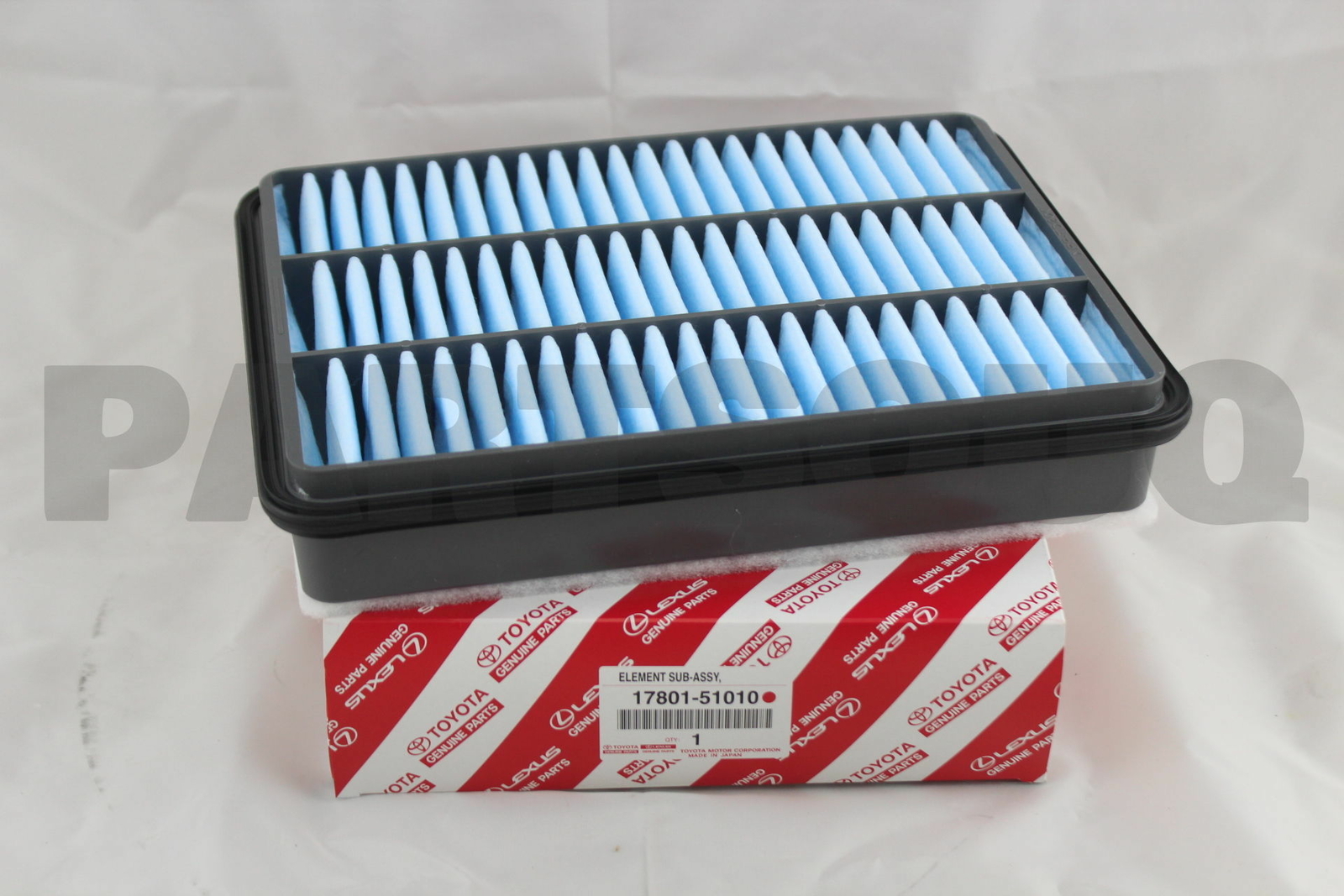 1780151010 Genuine Toyota ELEMENT SUB-ASSY, AIR CLEANER FILTER 17801 ...
