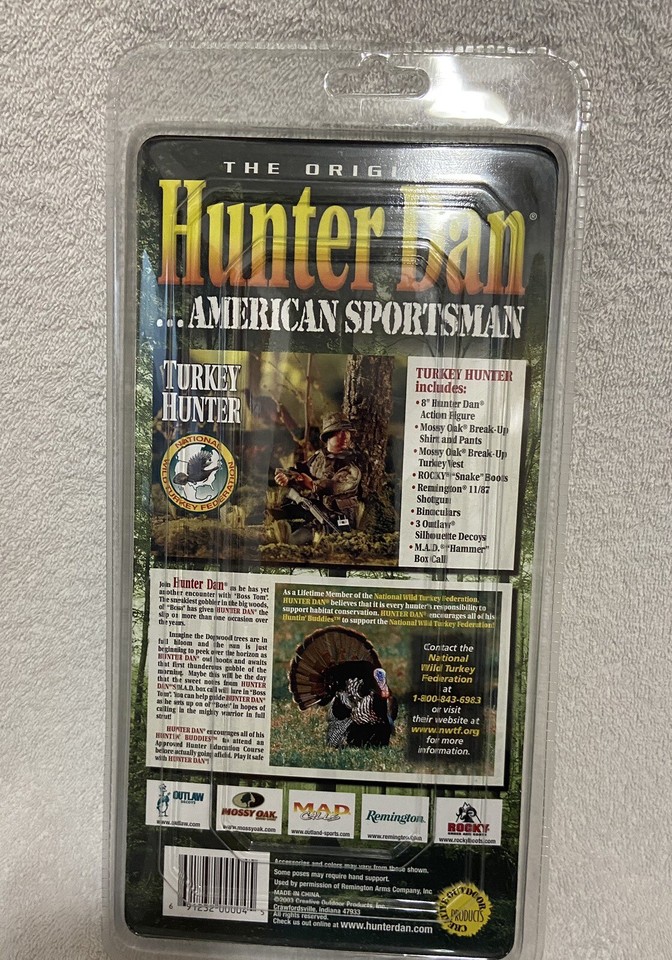 Vintage 1999 Hunter Dan Turkey Hunter American Sportsman Figure ...