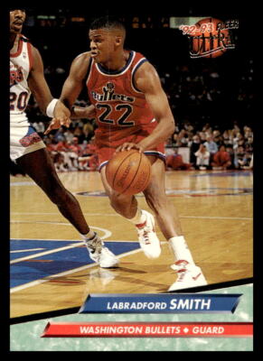 1992 Ultra #190 LaBradford Smith Washington Bullets | eBay