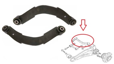 Rear Trailing Control Arms Lateral Links for Mitsubishi Outlander 03-06 ...