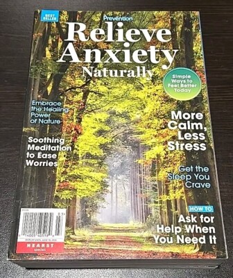 Prevention Magazine Relieve Anxiety Naturally More Calm, Less Stress | eBay
