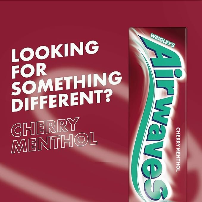 Airwaves Cherry Menthol Chewing Gum -30 Packs x 10 pcs | eBay UK