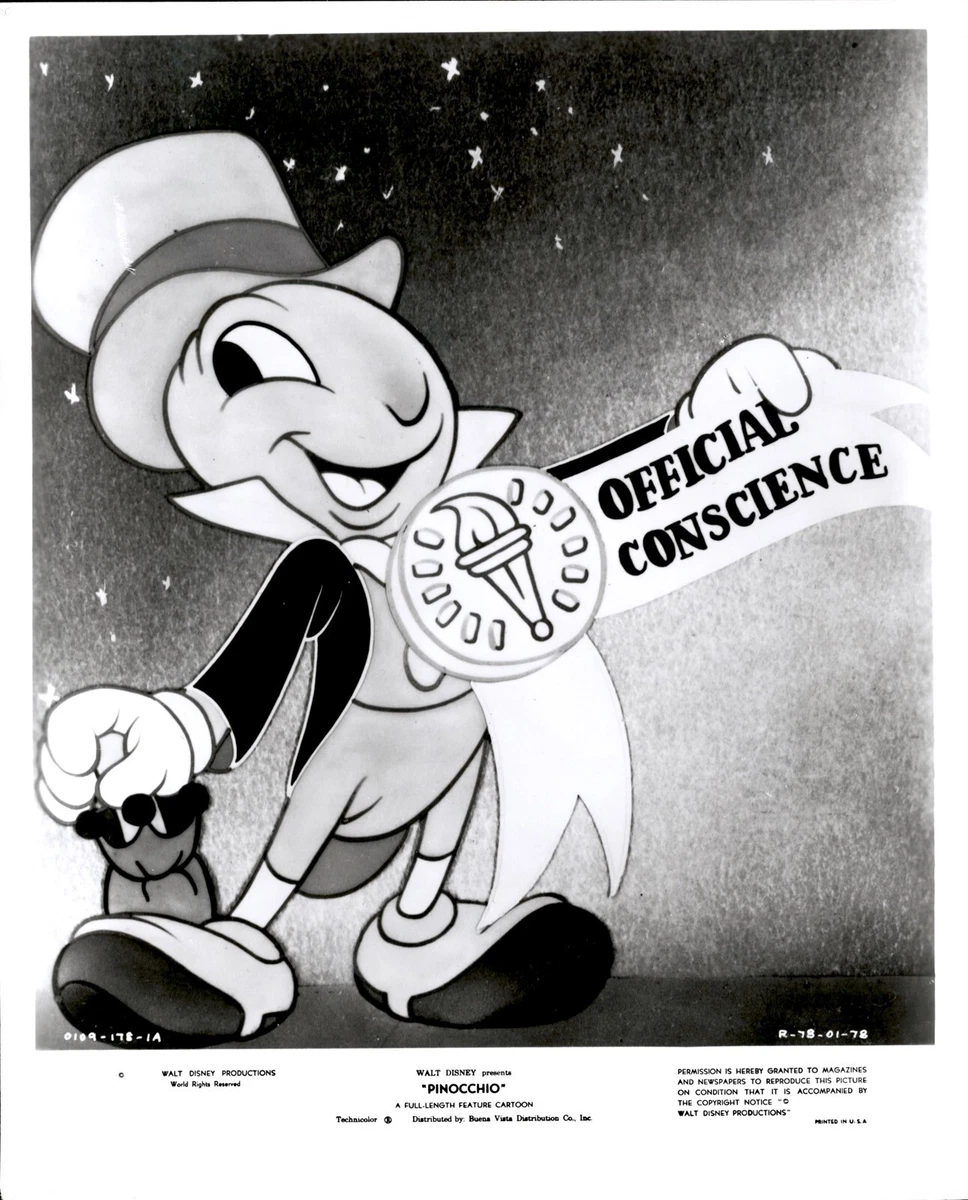 Jiminy Cricket Pinocchio Conscience