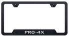 Nissan Pro-4X Laser Etched Logo Notched License Plate Frame Official ...
