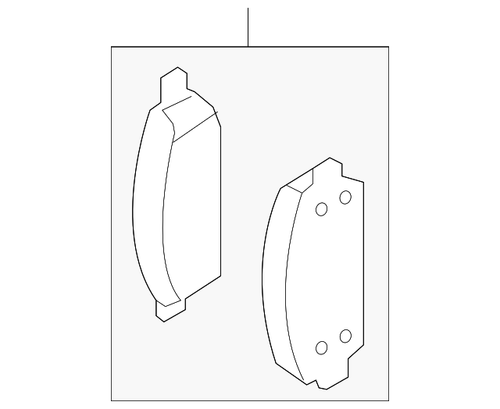 Genuine Nissan Brake Pads Rear D4060-1MB0A | eBay