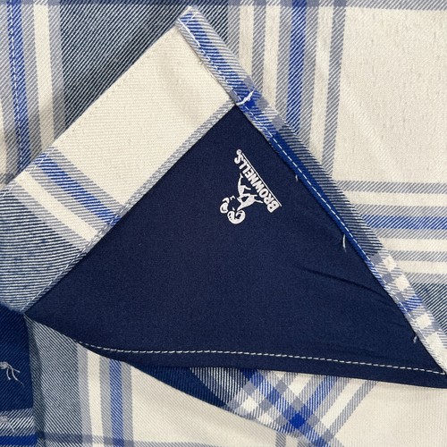 Dixxon Flannel Shirt The Brownells Six Gun Mens 4XL Blue Plaid Pearl ...