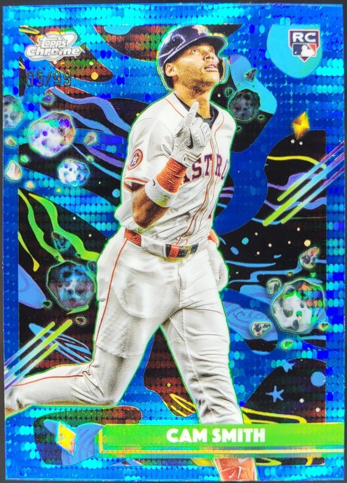2025 Topps Cosmic Chrome - Cam Smith #166 Blue Moon Refractor /99 (RC ...