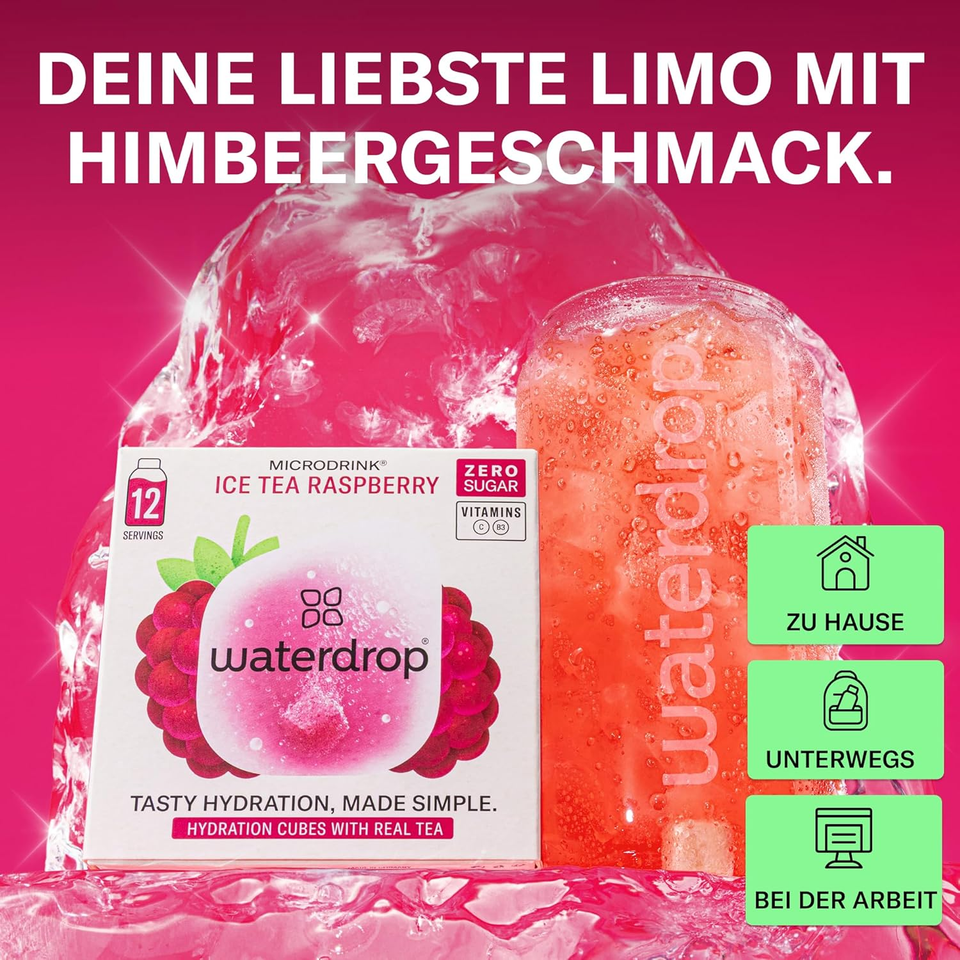 Waterdrop® Limonaden Set – 48 Waterdrop Würfel in 4 Limonaden Sorten ...