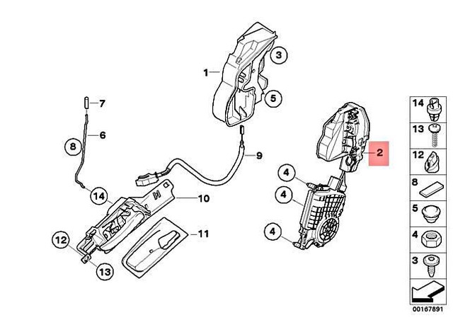 BMW 51217315019 Genuine OEM Lock Actuator for sale online | eBay