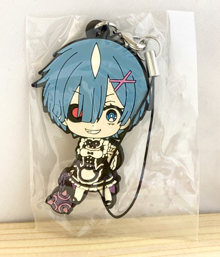 Re ZERO Oni Rem Starting Life in Another World Rubber Keychain Bandai ...