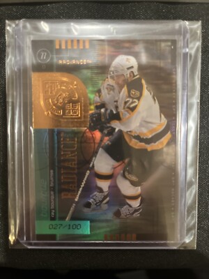 1998-99 Upper Deck SPx #3 Ray Bourque SP Radiance #027/100 Bruins HOF ...
