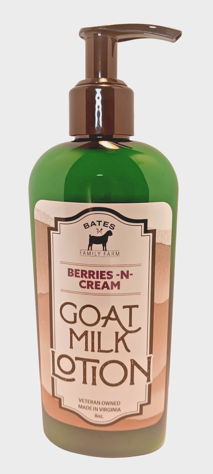 Bates Family Farm Goat Milk Natural Hand & Body Lotion 8 oz Pump 14 ...