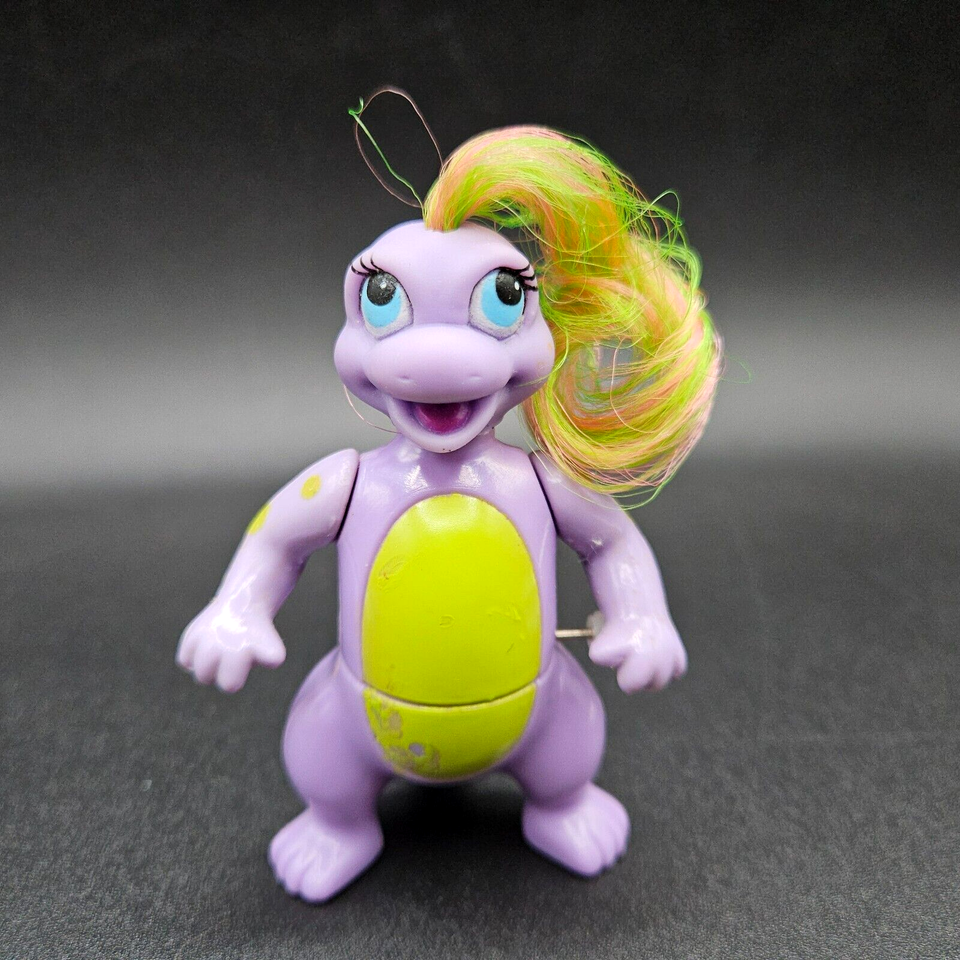 Vintage 1992 Darlin Dinos Mover Groovers Purple Bronte Wind Up Figure ...